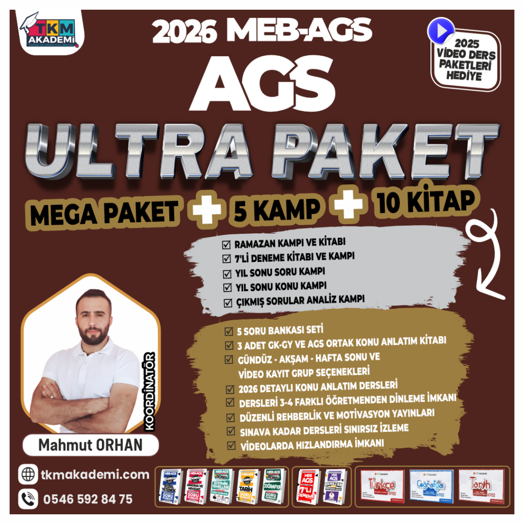2026 Tarih ÖABT & AGS 2’li Ultra Paket (10 Kitaplı) – TKM Akademi