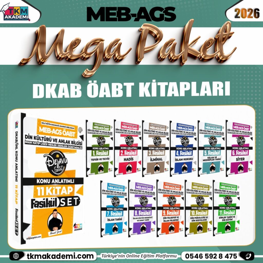 2026 DKAB ÖABT Mega Paket (11 Kitaplı) – TKM Akademi
